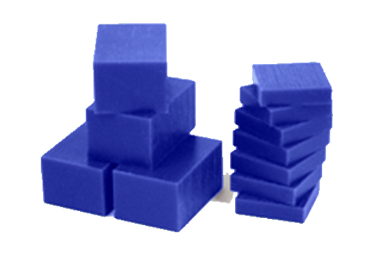 FMSC - Blue Machinable Wax Multi-Block Packages